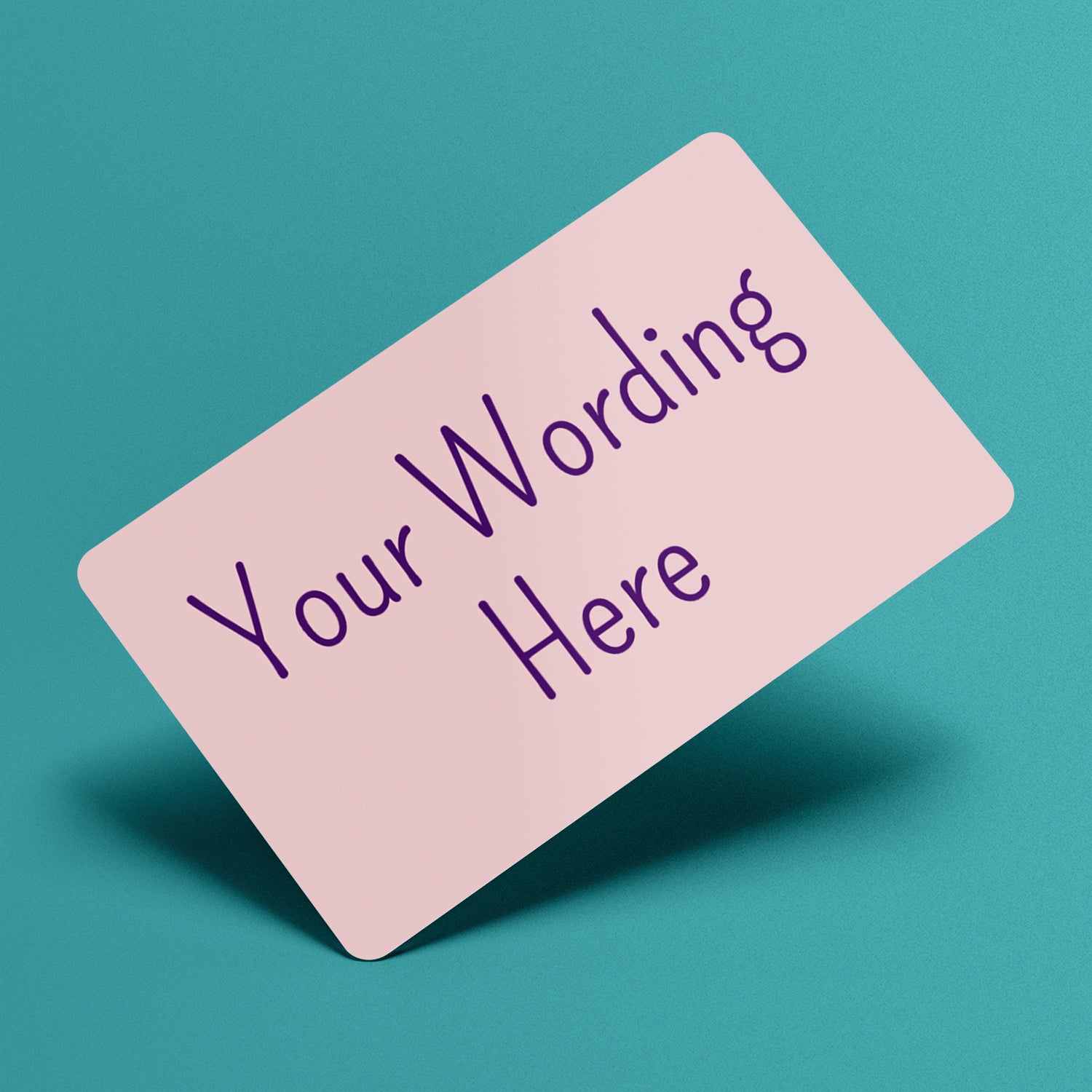 CertifiCARD | Custom Wording and Colour | PTS Personalised