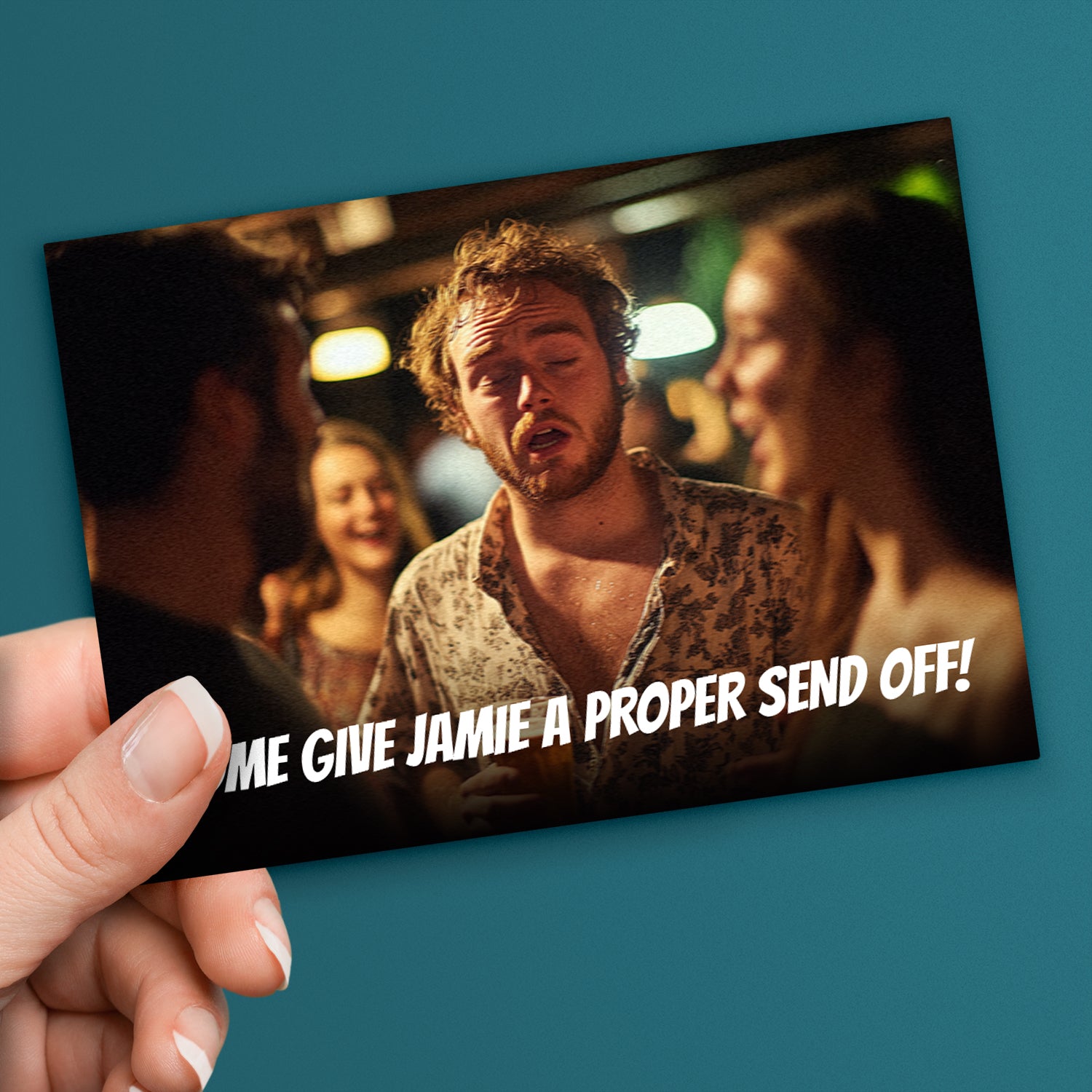 Photo Upload Hen or Stag Invite Postcard | PTS Personalised