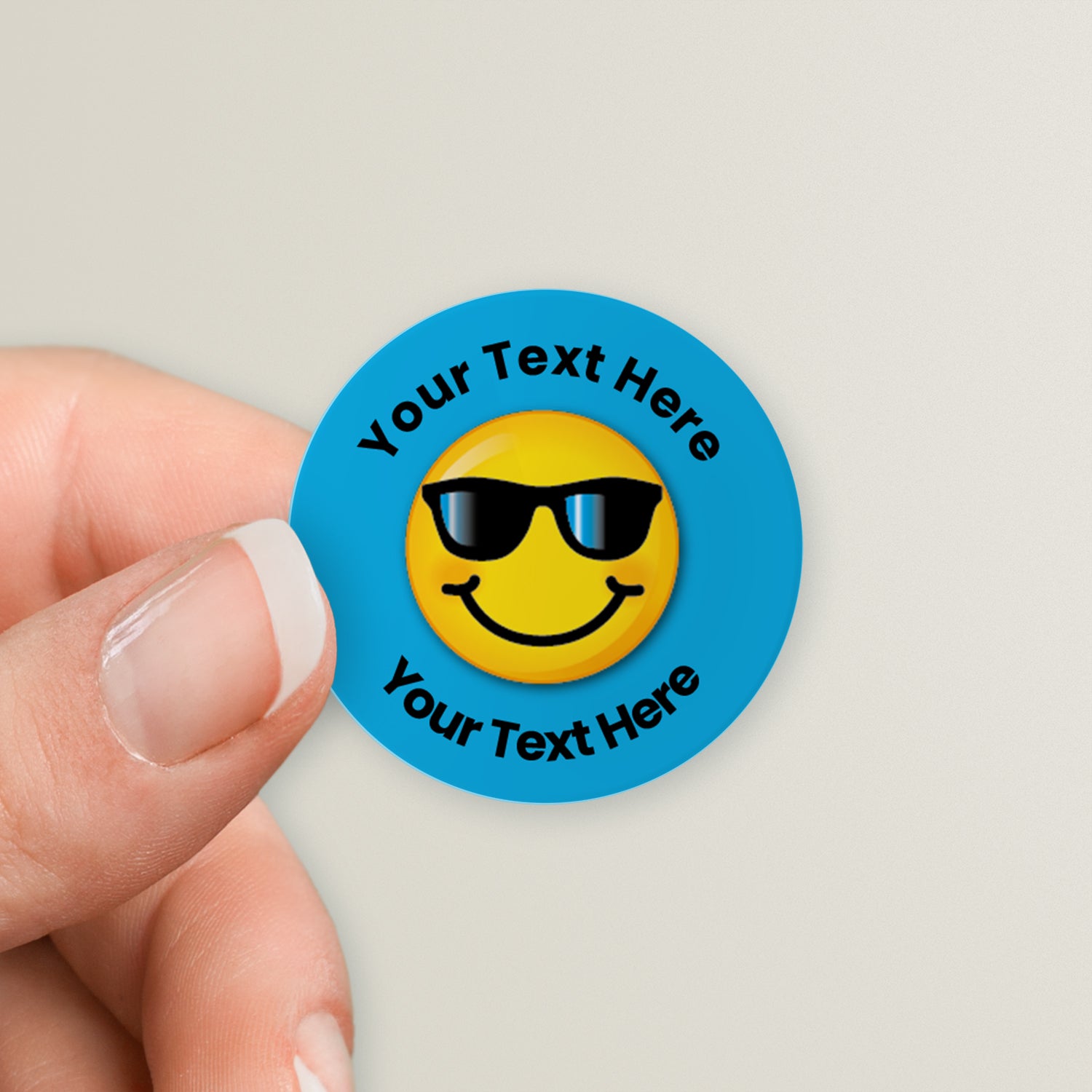 Cool Emoji Stickers | Custom | 25mm | PTS Personalised