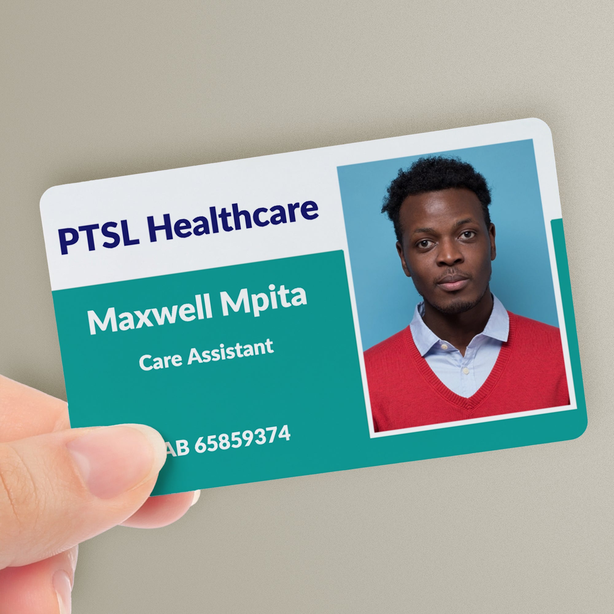 Upload Your Own Photo ID Card Healthcare | PTS Personalised