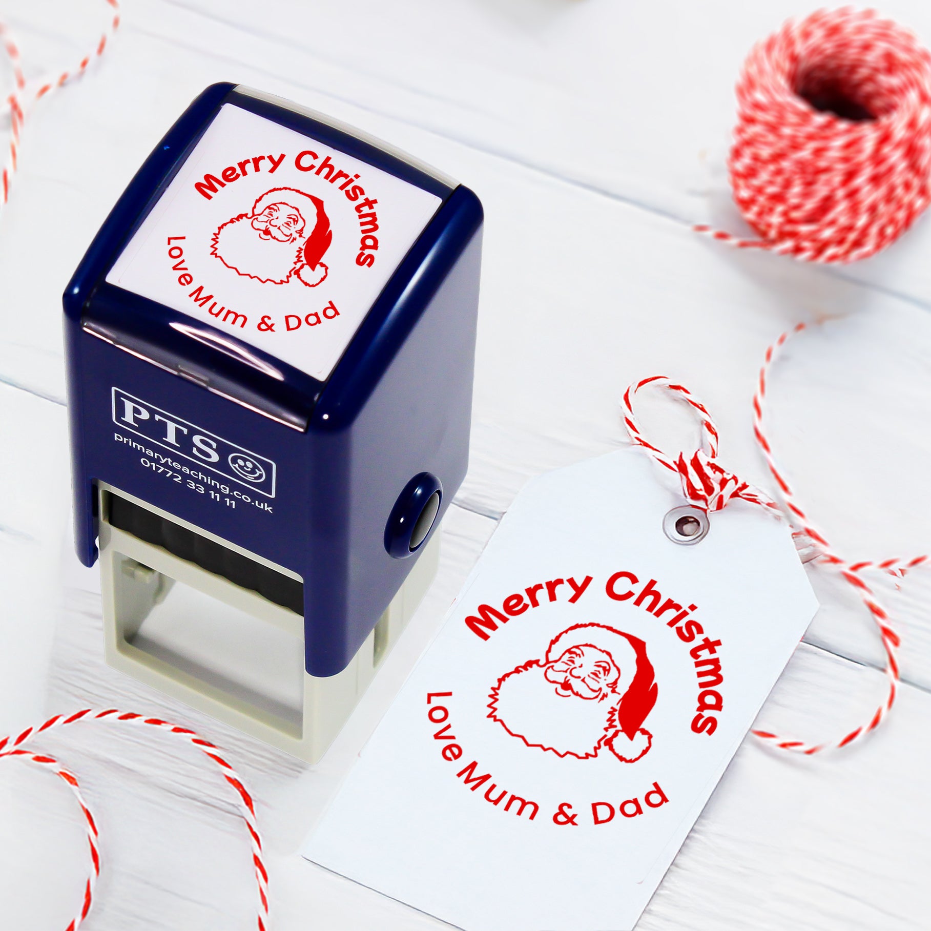 Design Your Own Christmas Stamper | 25mm | Colour Choice